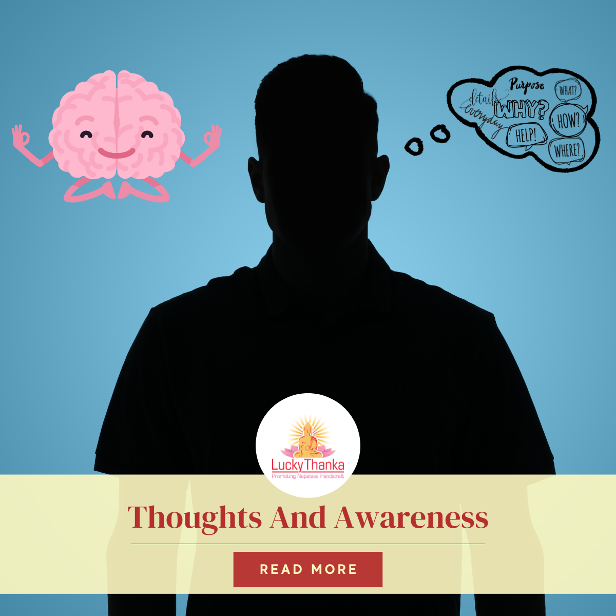 Difference Between Thoughts and Awareness – Lucky Thanka