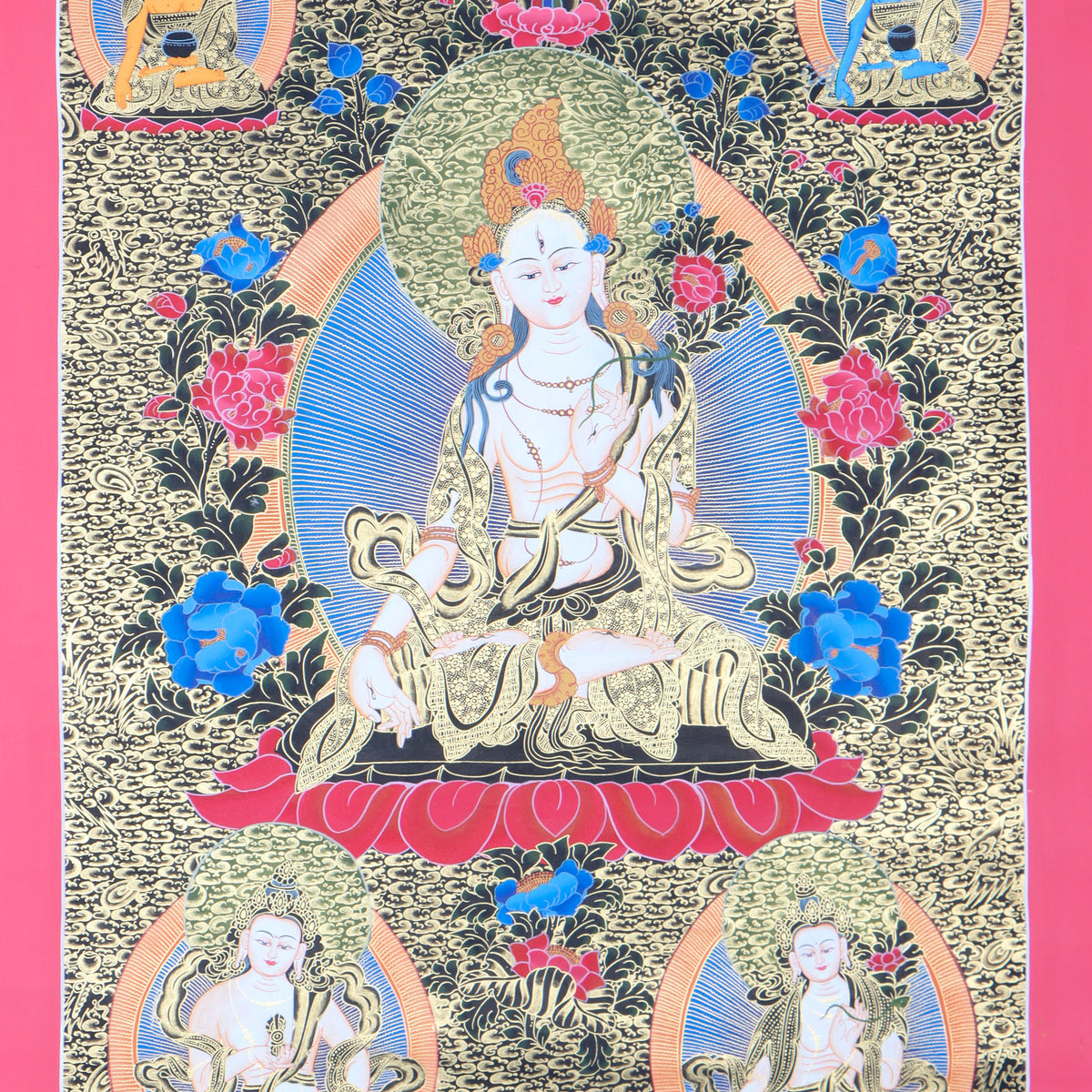 White Tara Thangka | Lucky Thanka