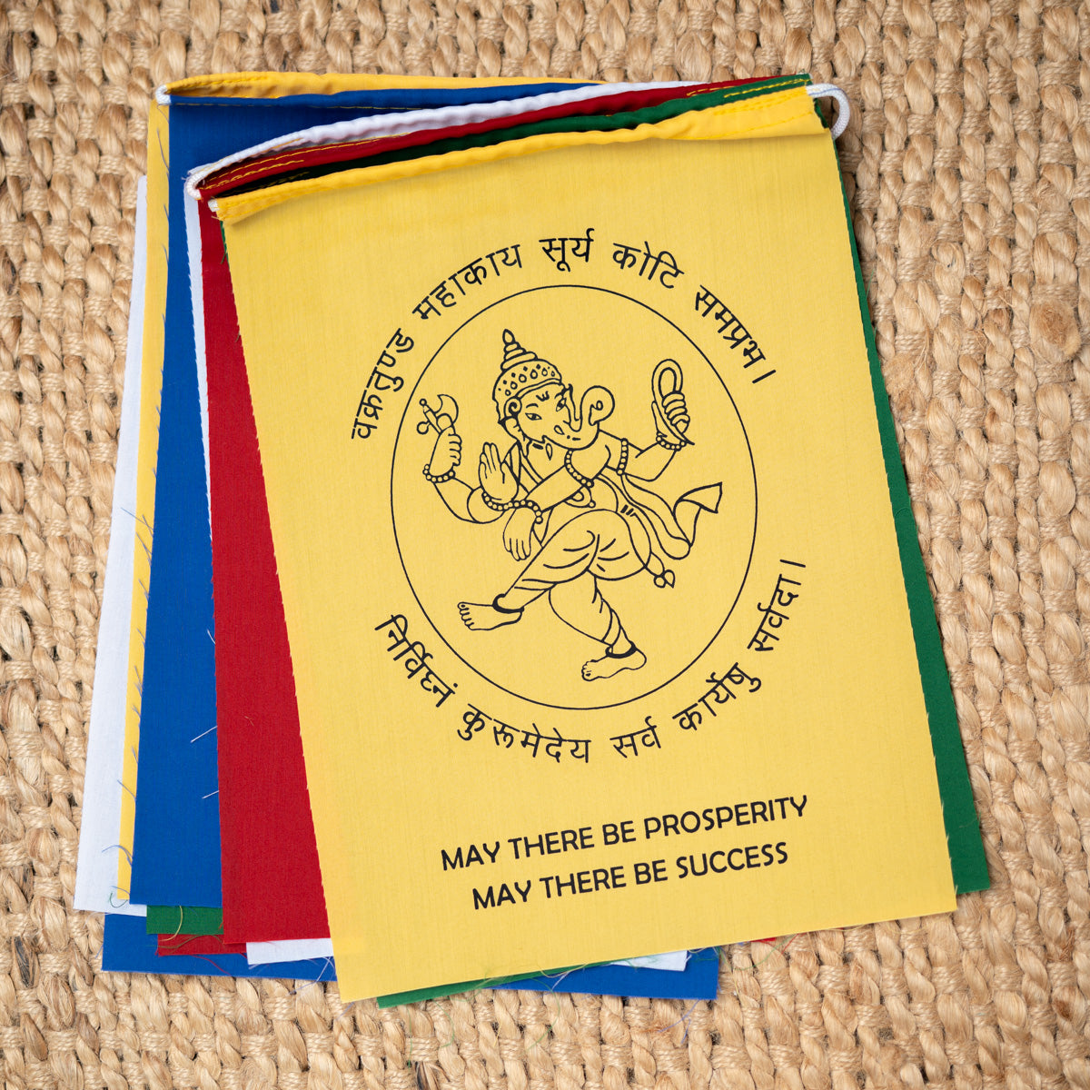 Ganesh Prayer | Spiritual Hanging Flag – Lucky Thanka