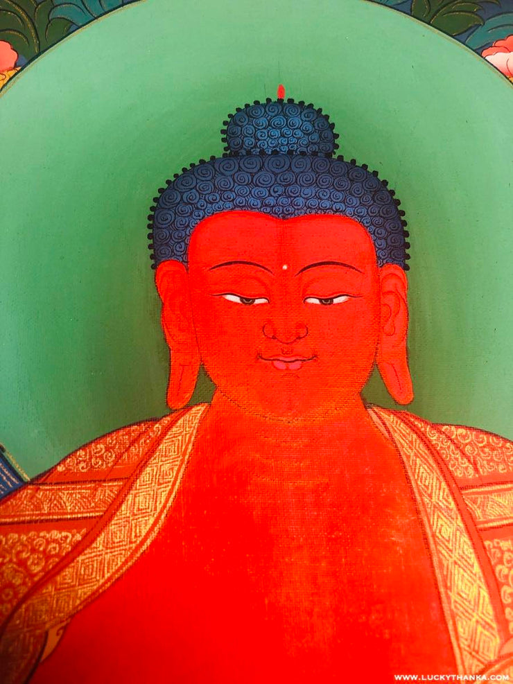 Buddha Canvas Art | Tibetan Thangka – Lucky Thanka